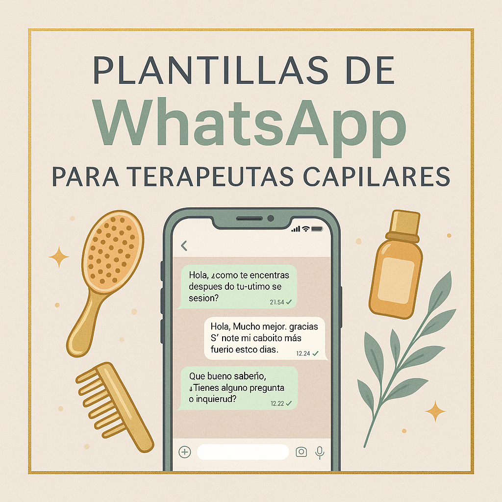 Plantillas de WhatsApp para Terapeutas Capilares - Jose Jhunior Vel...