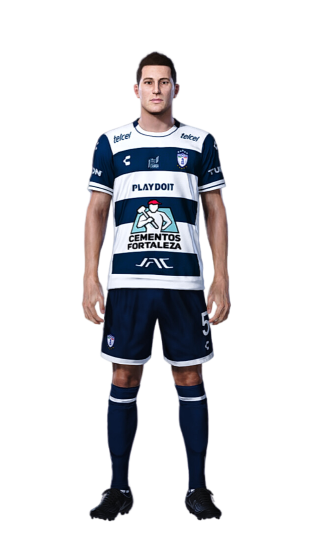 Pachuca Kit do uniforme 24/25 para PES2021 e PES2018 PC - Felipe Do...