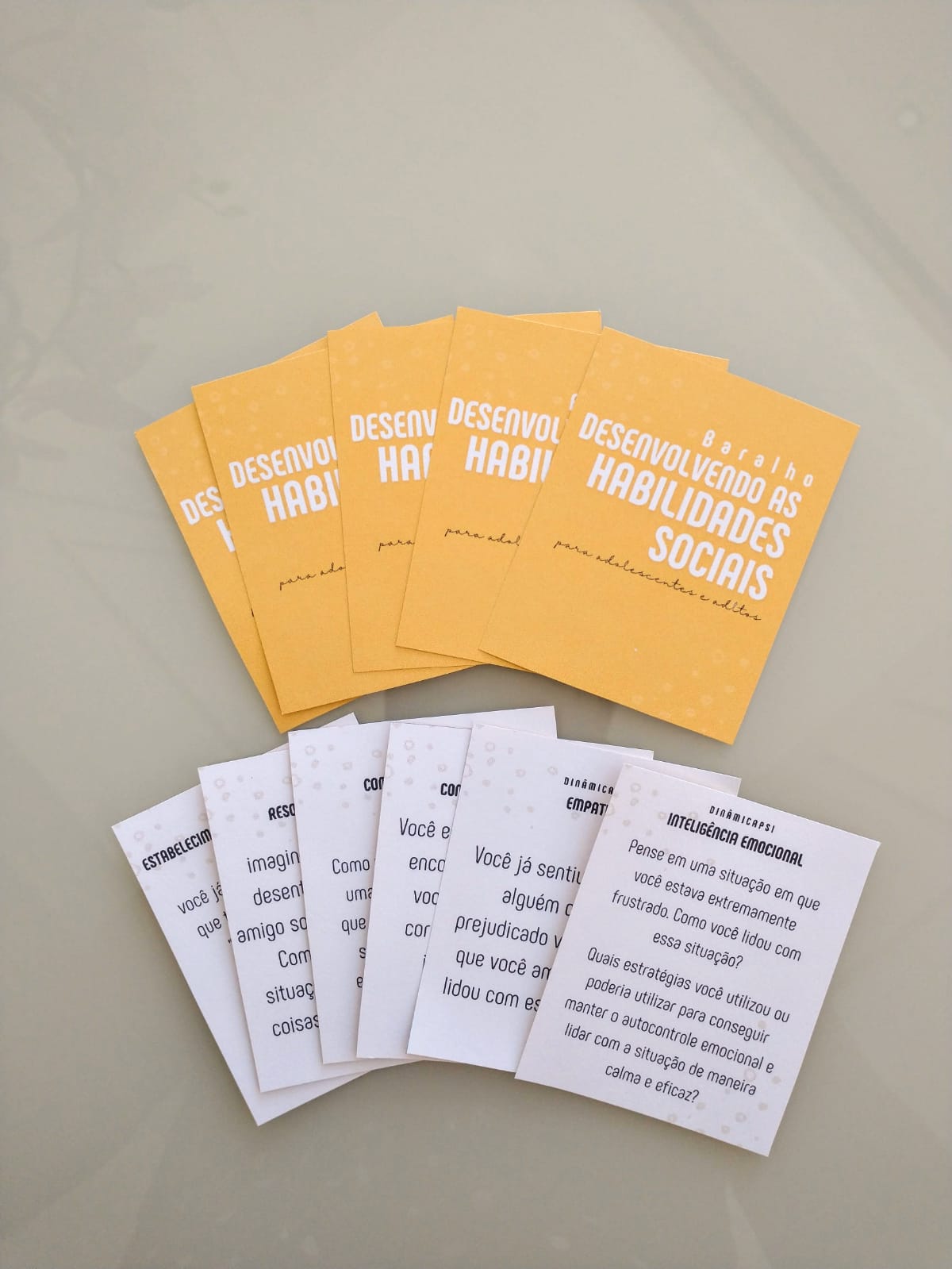 Baralho Desenvolvimento as Habilidades Sociais para adultos e adole...