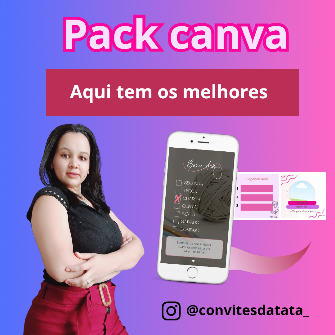 Pack do canva - Talita da Silva Pinheiro | Hotmart