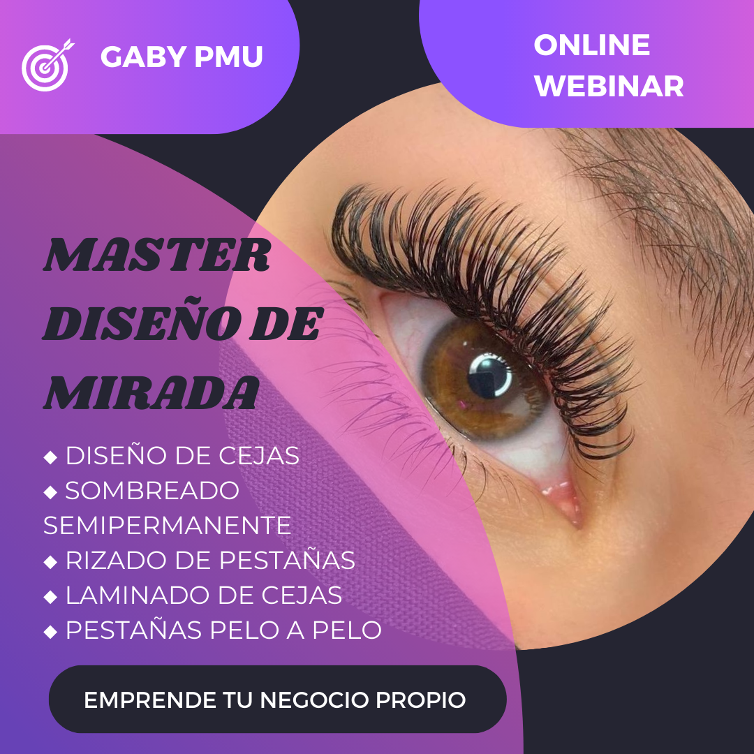 Mirada Pestañas Y Cejas - Gaby PMU Beauty | Hotmart
