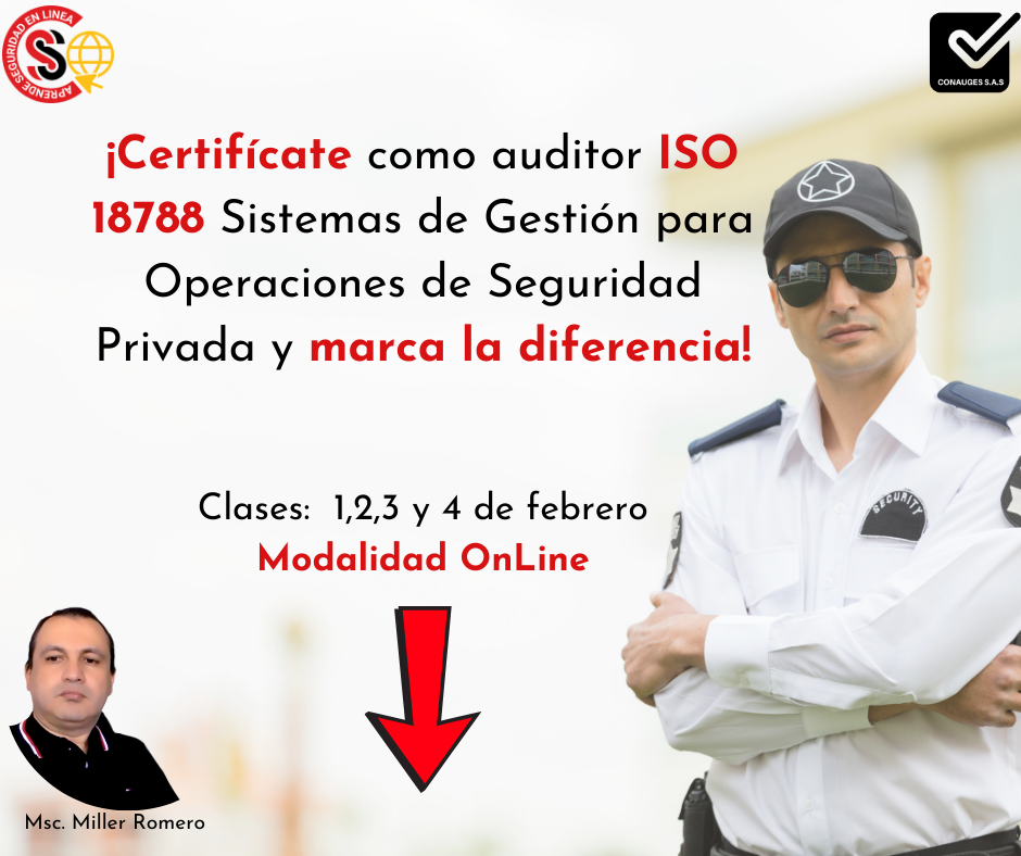 Certificación Auditor ISO 18788 Sistemas de Gestión para Operacione...