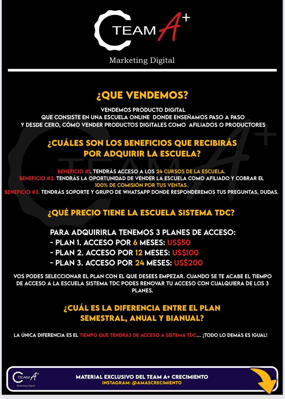 Sistema tdc - Deisy Irala Segovia | Hotmart