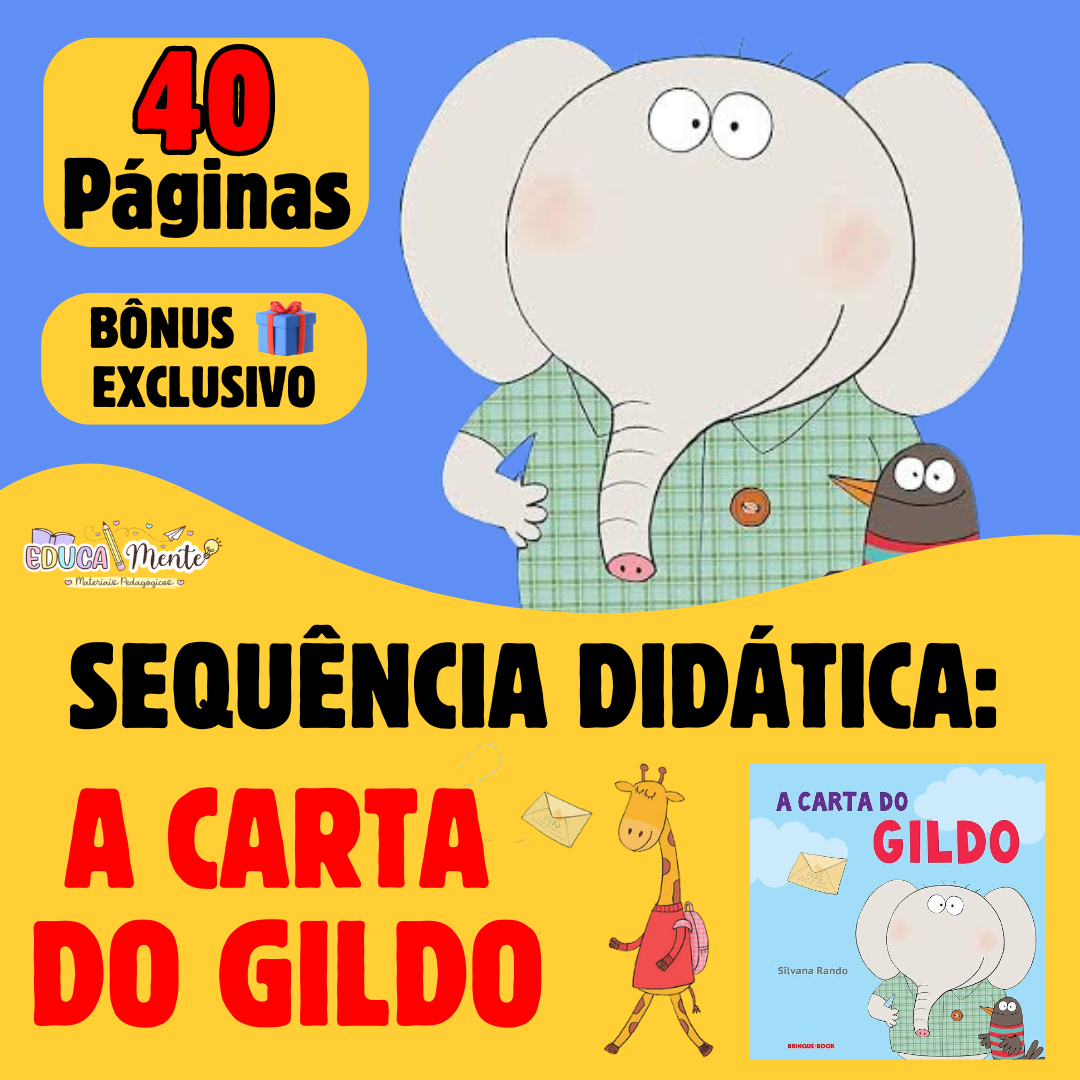 Sequência Didática A Carta do Gildo - EDUCA MENTE MATERIAIS PEDAGÓG...