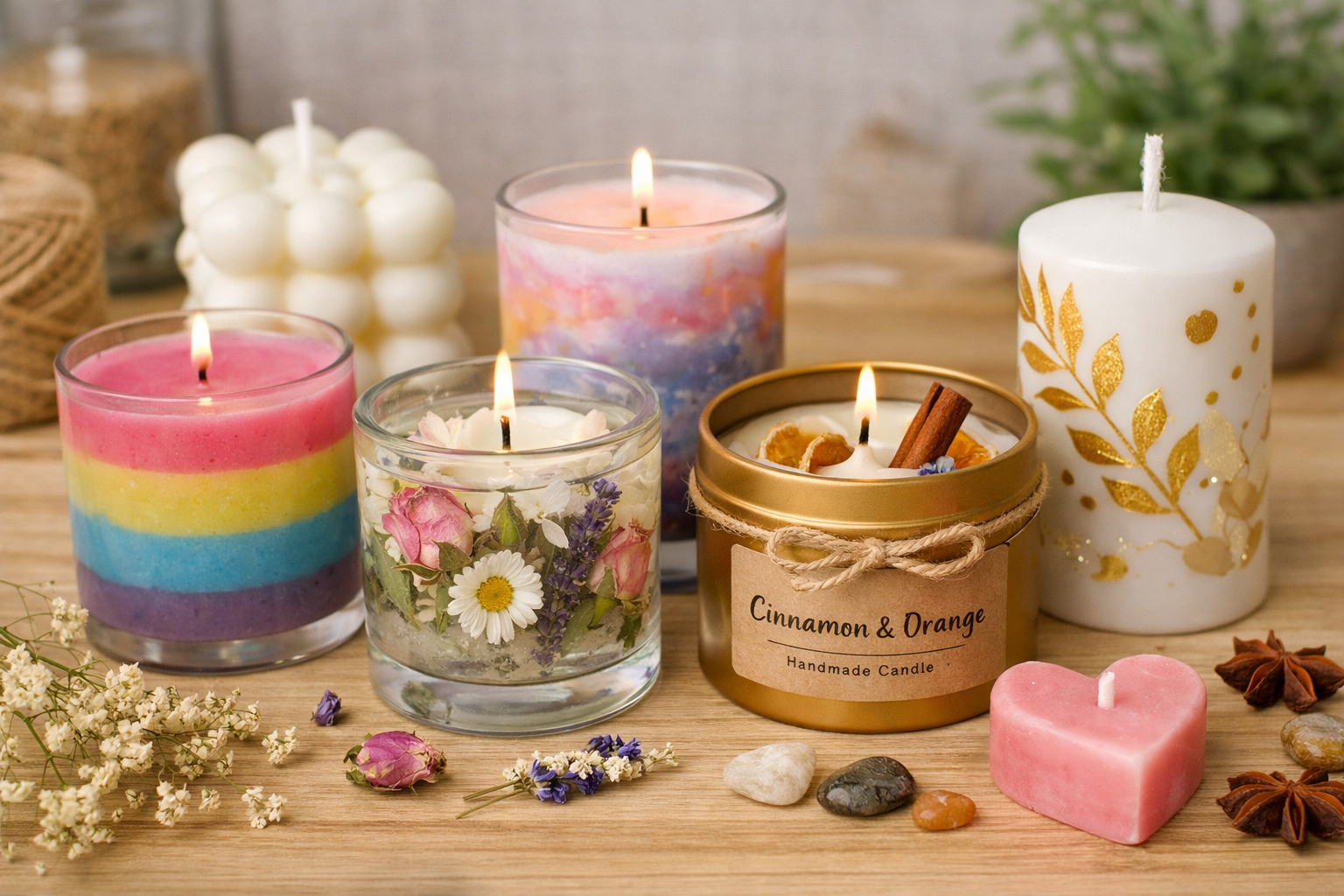 Velas aromáticas y diseños únicos desde casa - KELLY GOMEZ | Hotmart