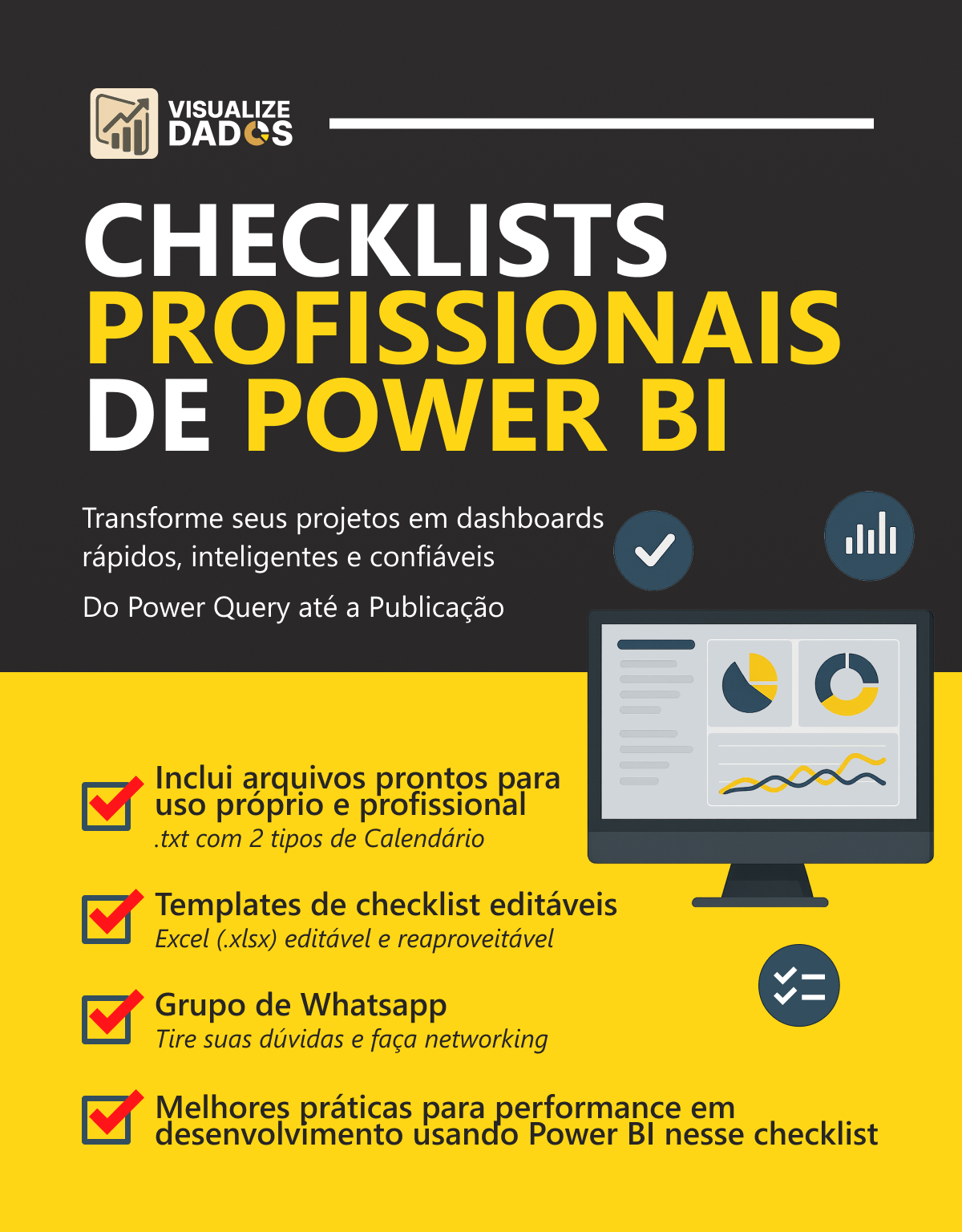 Checklist para projetos de Power BI - VisualizeDados | Hotmart