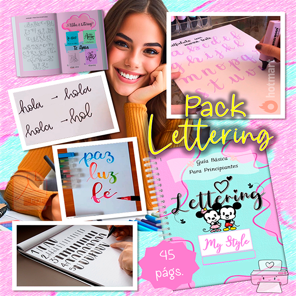 Cartilla Guía Lettering Para Principiantes - Angy P. Lopez. | Hotmart