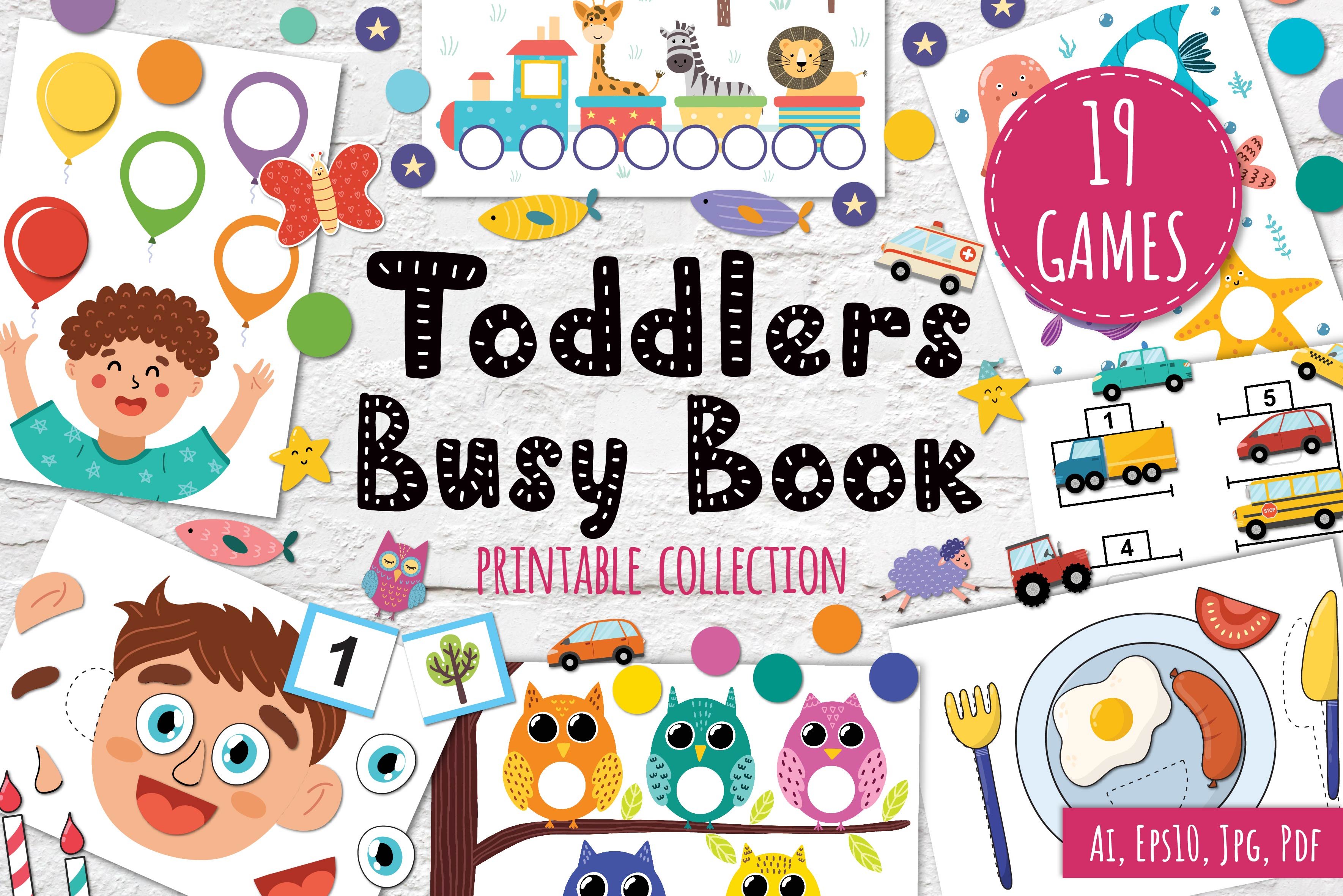 Toddlers Busy Book