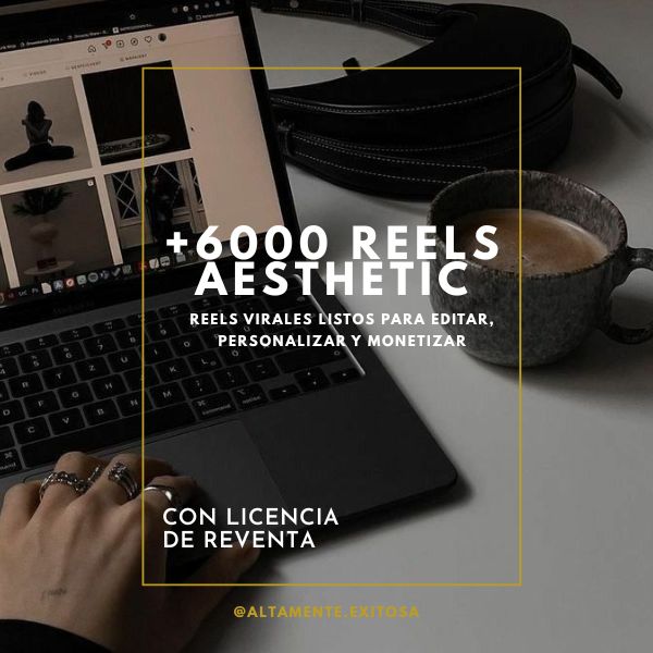 +6000 Reels Aesthetic (Con derechos de reventa) - Prisly Nissol Cas...