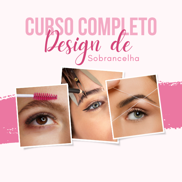 Curso De Design De Sobrancelha Oficial - Maquiadora De Sucesso | Ho
