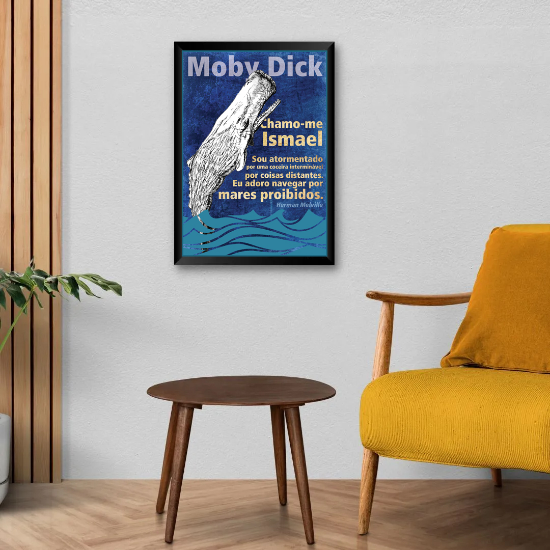 Poster literário Moby Dick - John Lee Murray | Hotmart