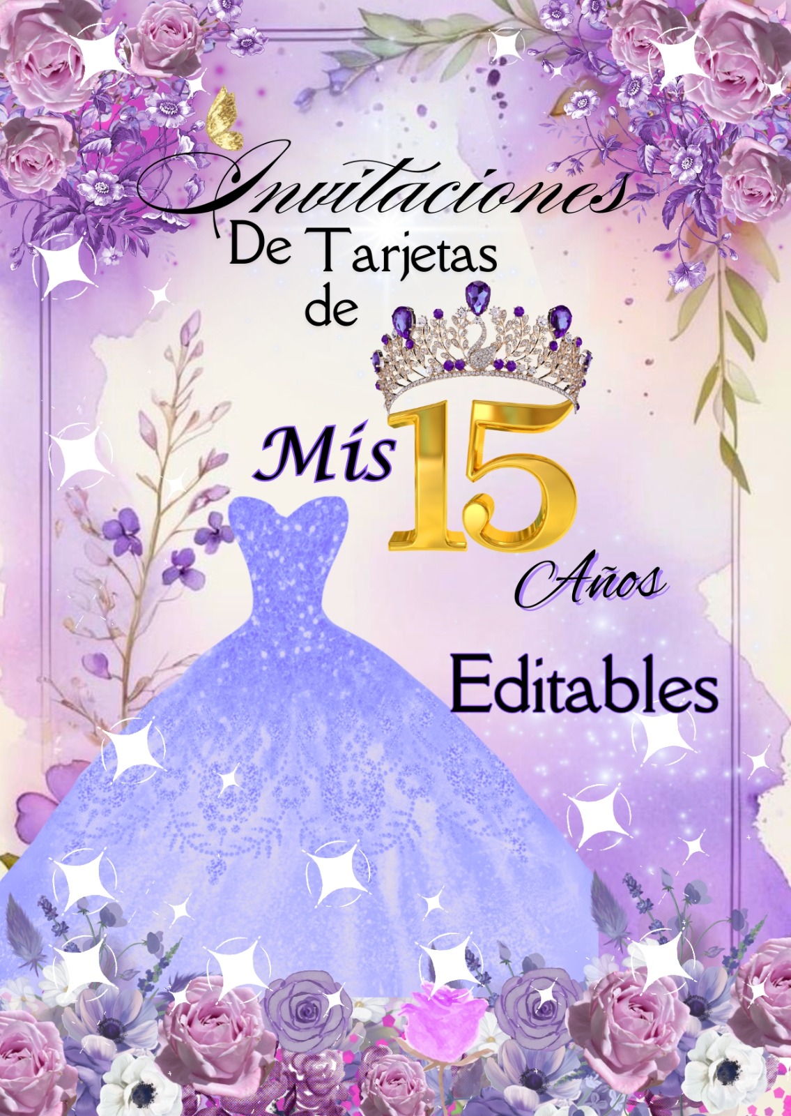 Creamos para ti las mejores tarjetas Virtuales Animada de 15 Años p...