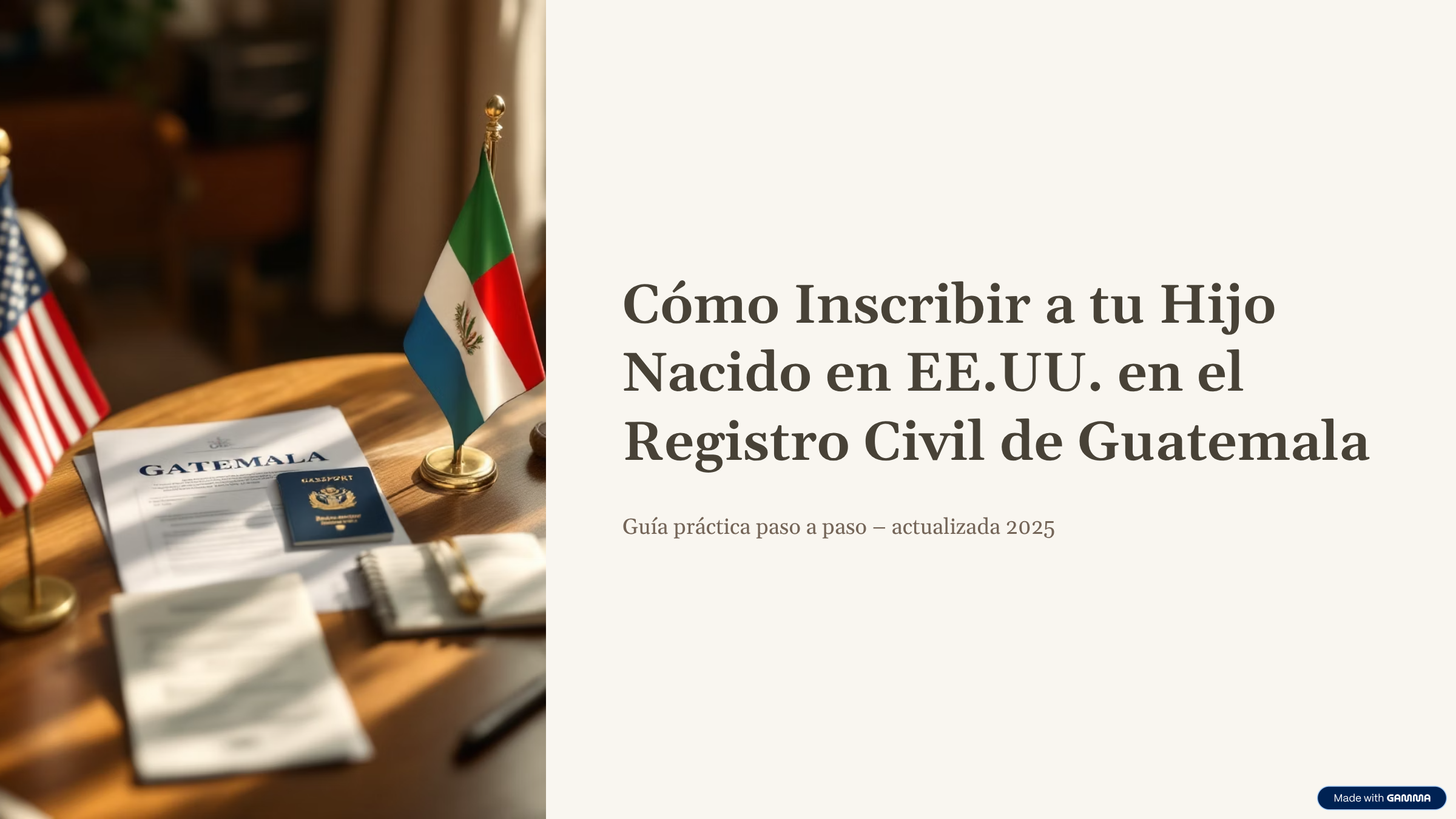 ¿Cómo inscribir a tu hijo nacido en EE.UU. en el Registro Civil de ...
