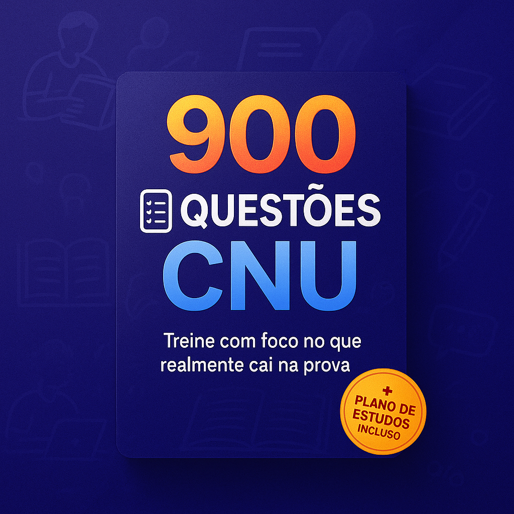 +900 Questões Gabaritadas CNU - canaldo concurseiro | Hotmart