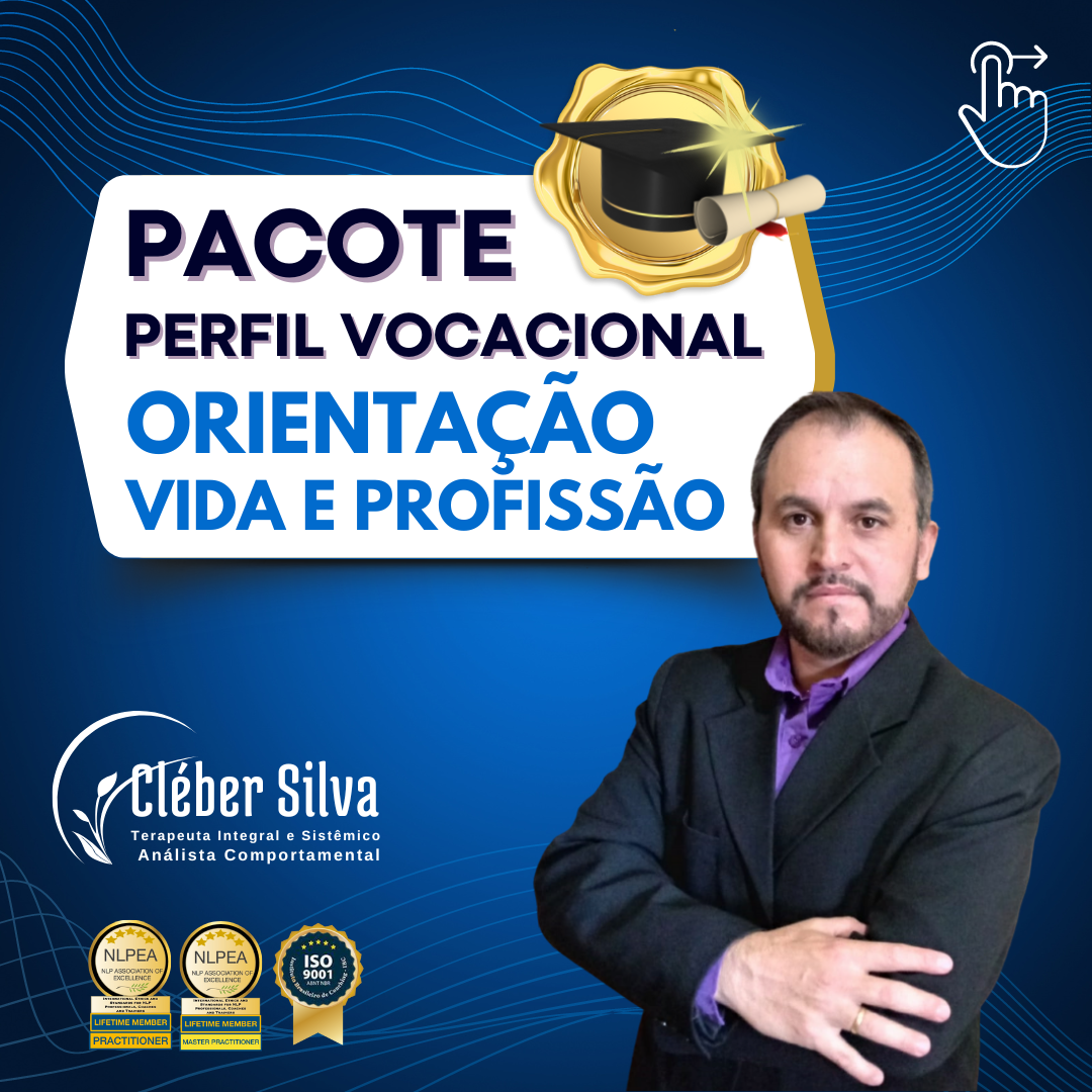 Pacote Perfil Vocacional - Orientação vida e profissão - Cléber Sil...