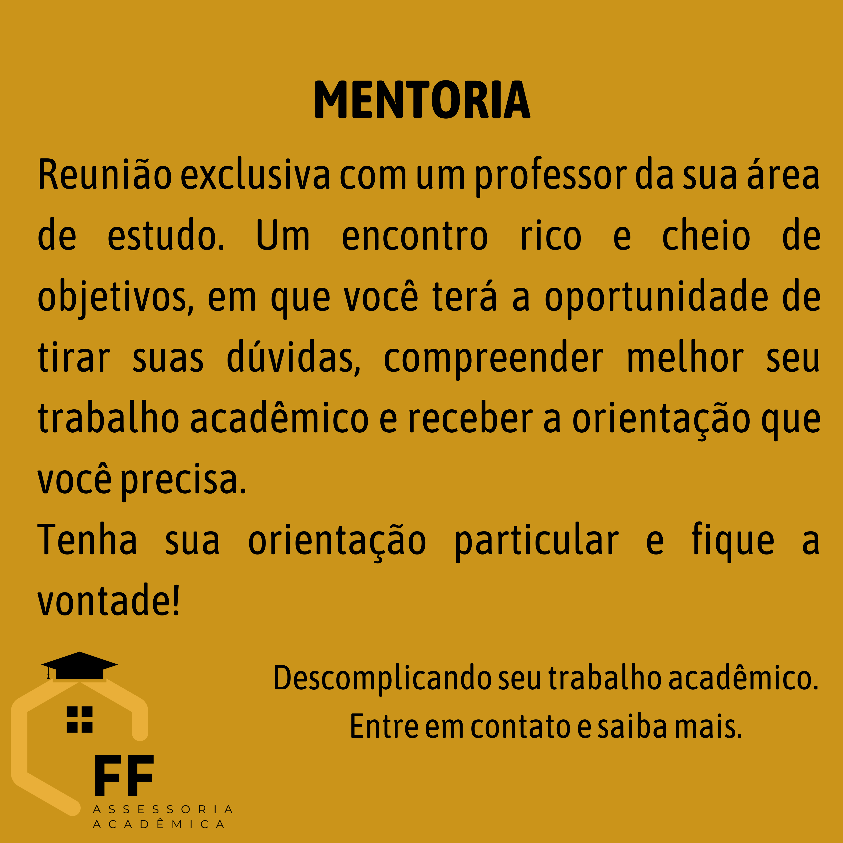 MENTORIA - ASSESSORIA ACADÊMICA