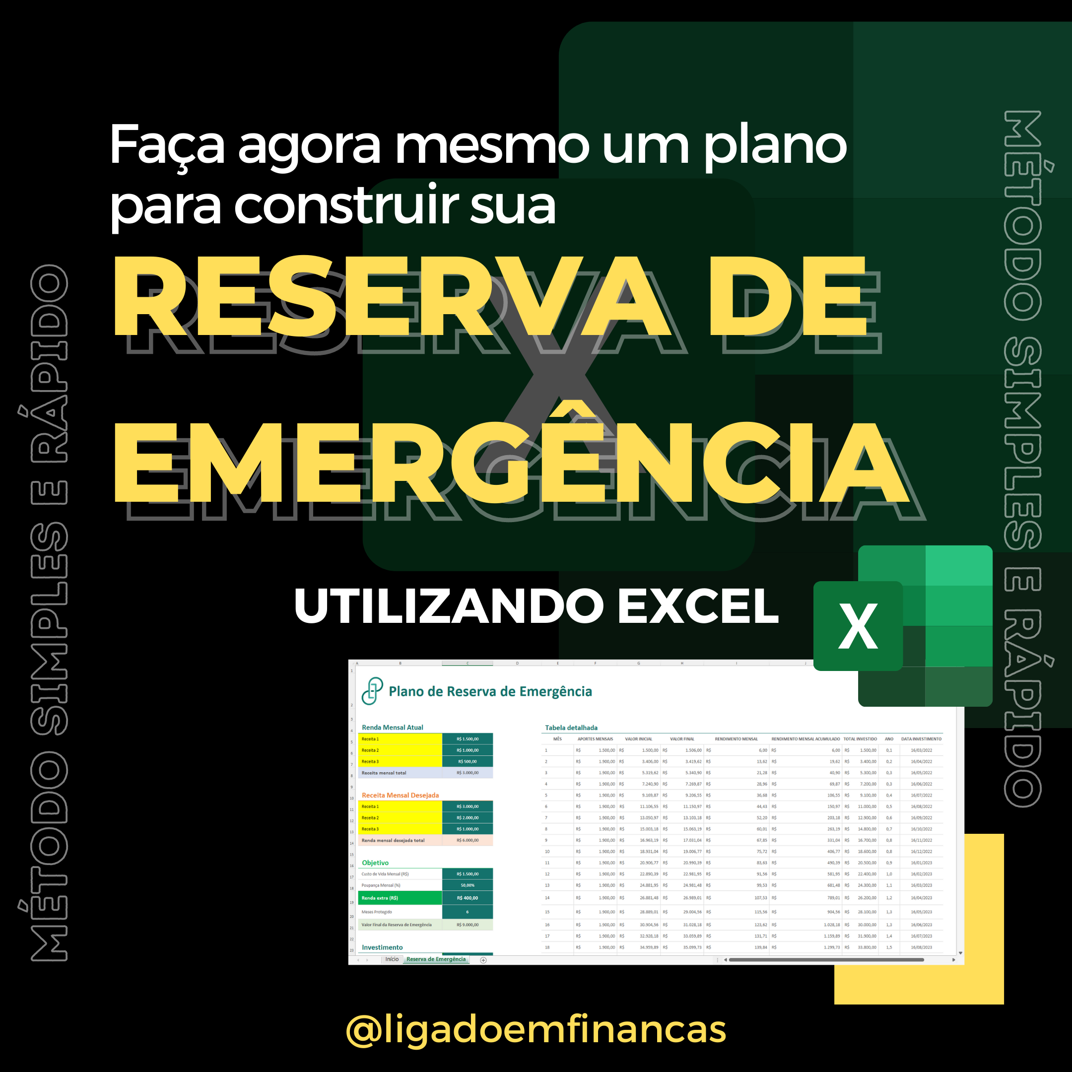 Planilha Para Fazer a Reserva de Emergência
