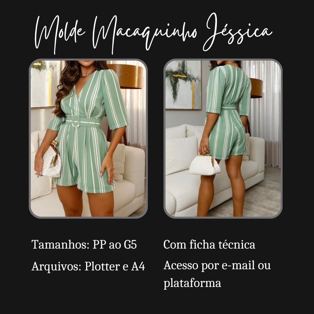 Molde Macaquinho Jéssica