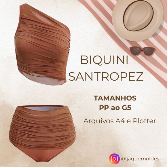 Biquini Santropez / Molde em PDF - Jaqueline | Hotmart
