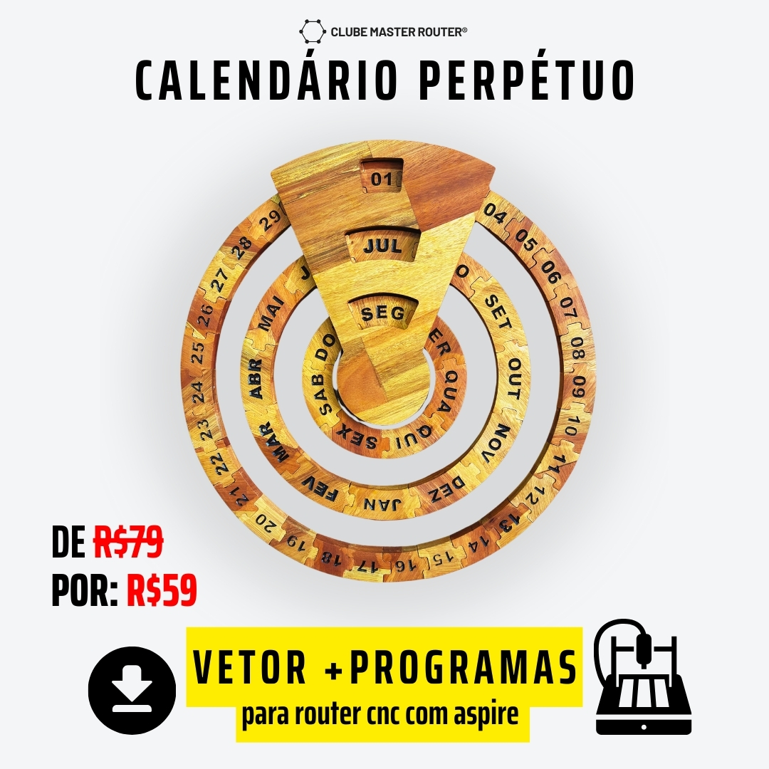 Calendário Perpétuo - Vetor - FB Treinamentos | Hotmart