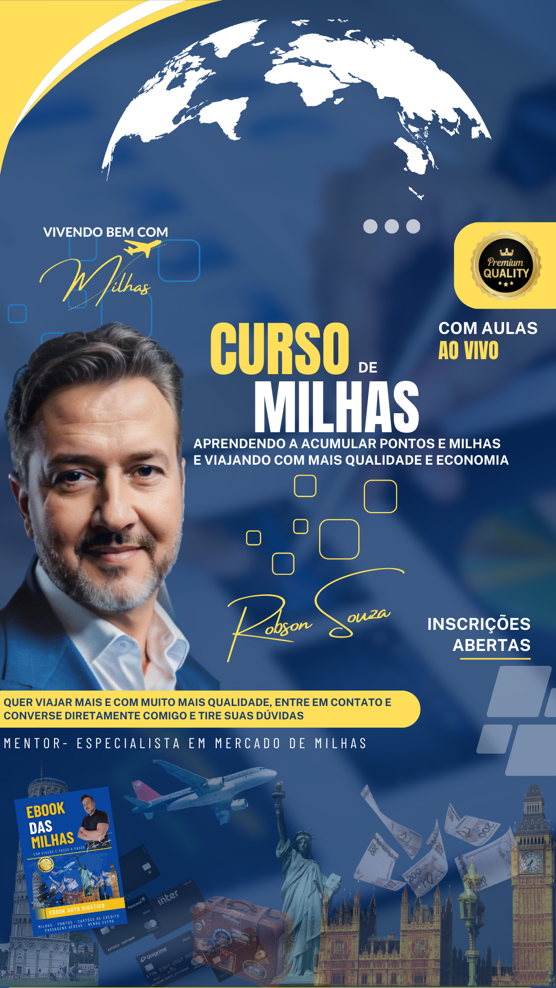 Milhas - Curso Vivendo bem com Milhas