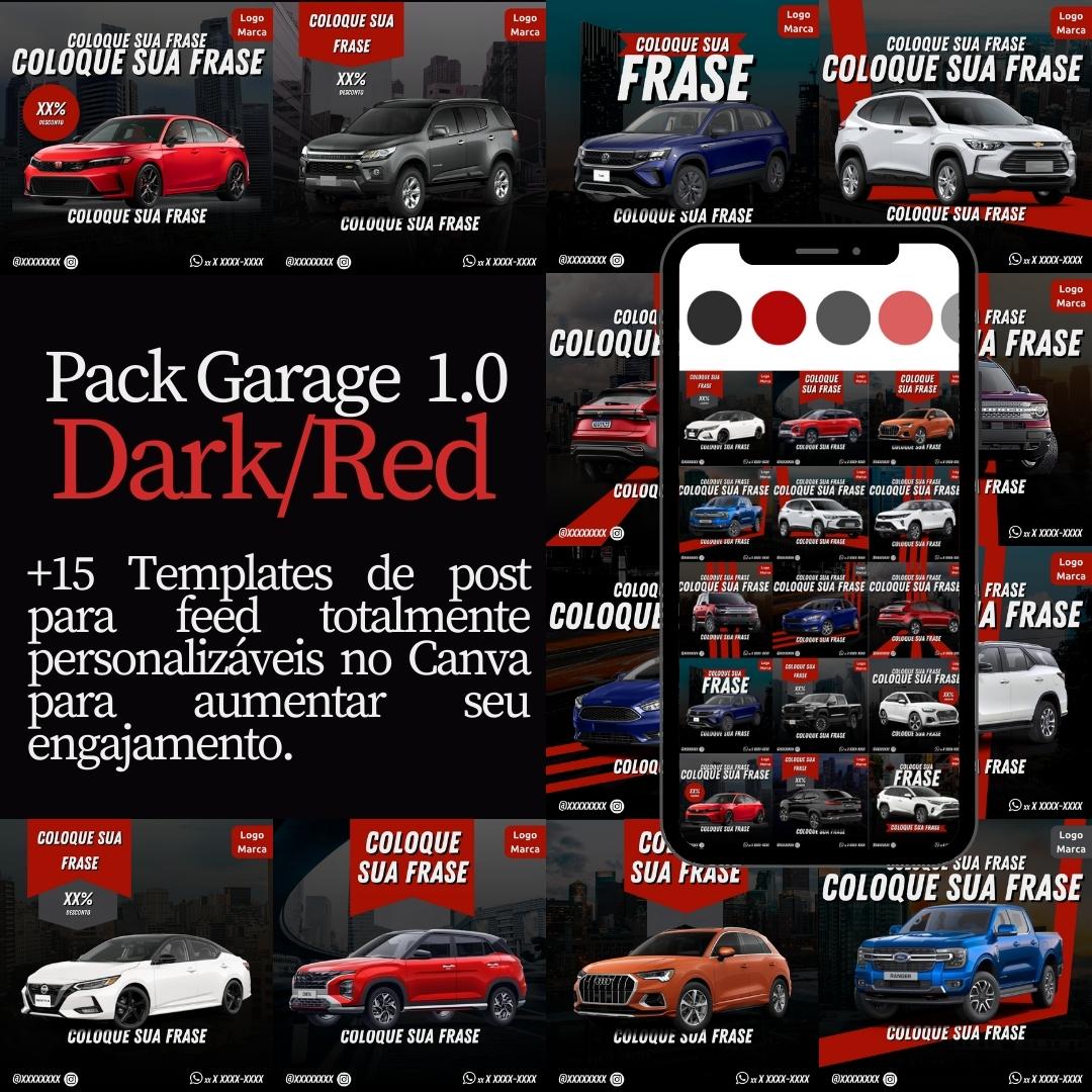 Pack Garage 1.0 Dark/Red - RAFAEL KENJI | Hotmart
