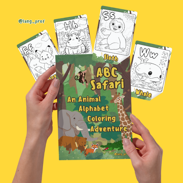 ABC Safari: An Animal Alphabet Coloring Adventure - Lorena Chala