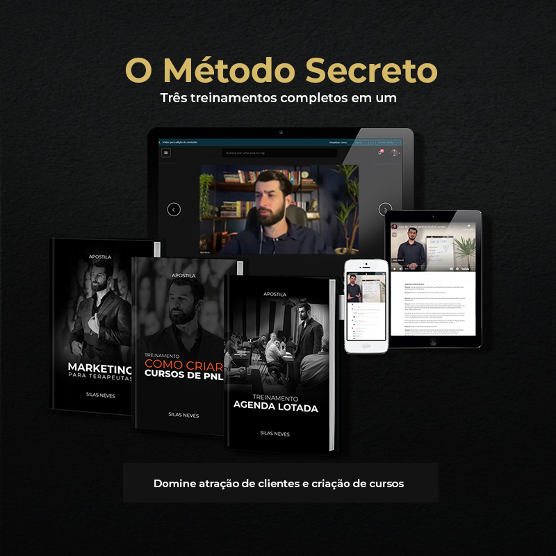 O método secreto - 3 treinamentos em 1 - Silas Neves | Hotmart
