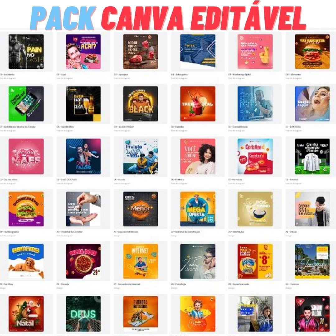 Pack Canva Editável - Misael Ribeiro | Hotmart