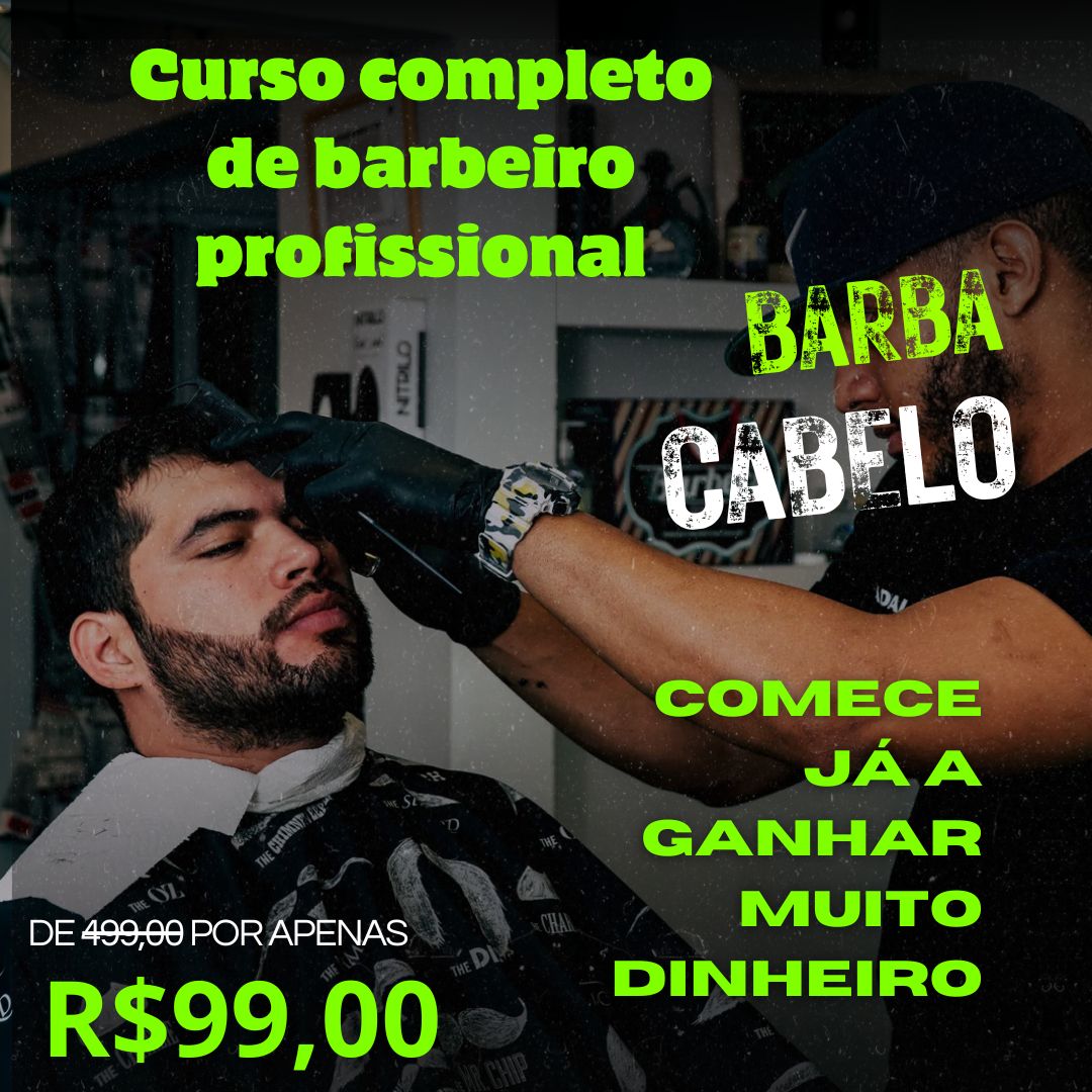 CURSO COMPLETO DE BARBEIRO PROFISSIONAL - aluizio lemos moura | Hot...