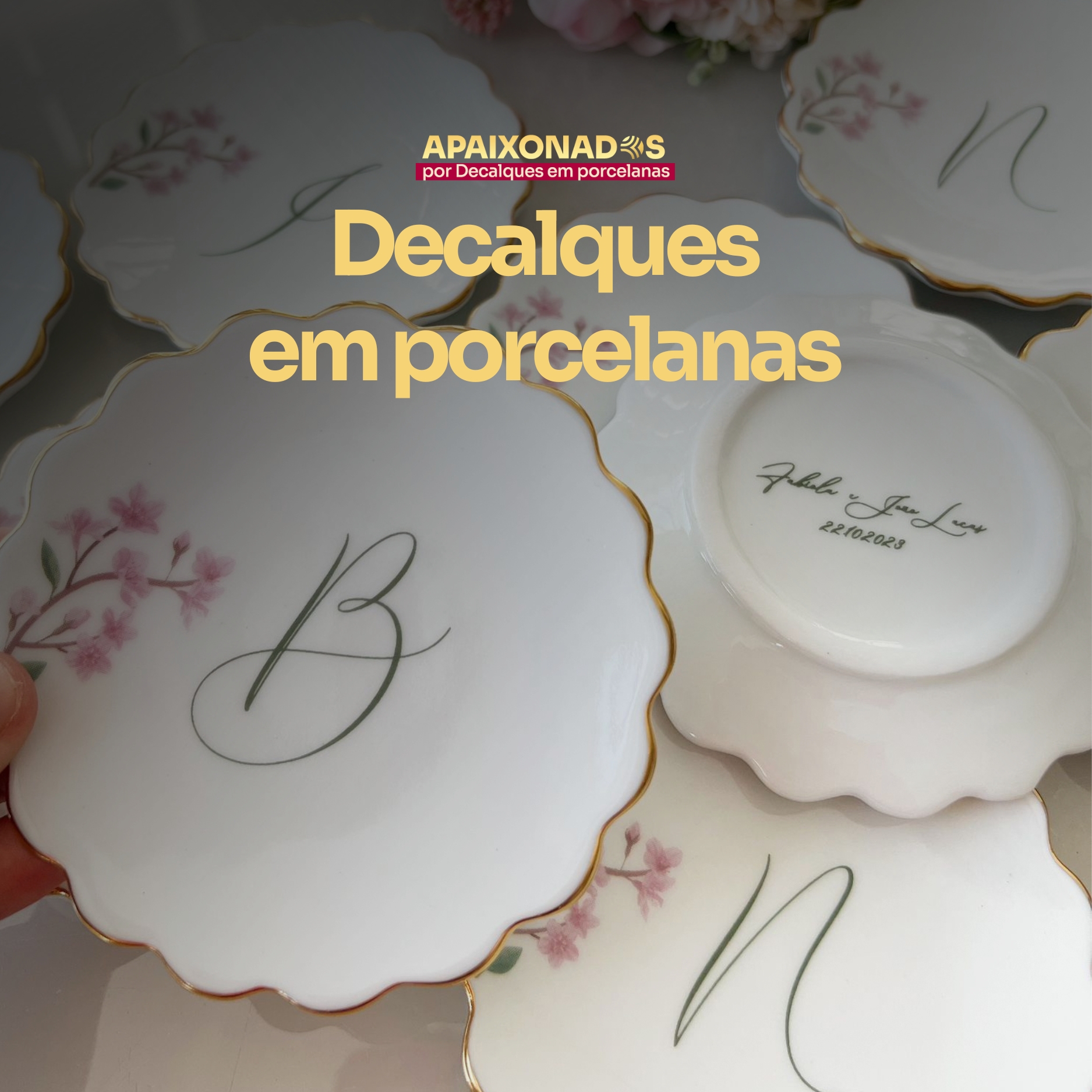 Curso Produção de Decalque em Porcelanas - kako decalqueseporcelana...
