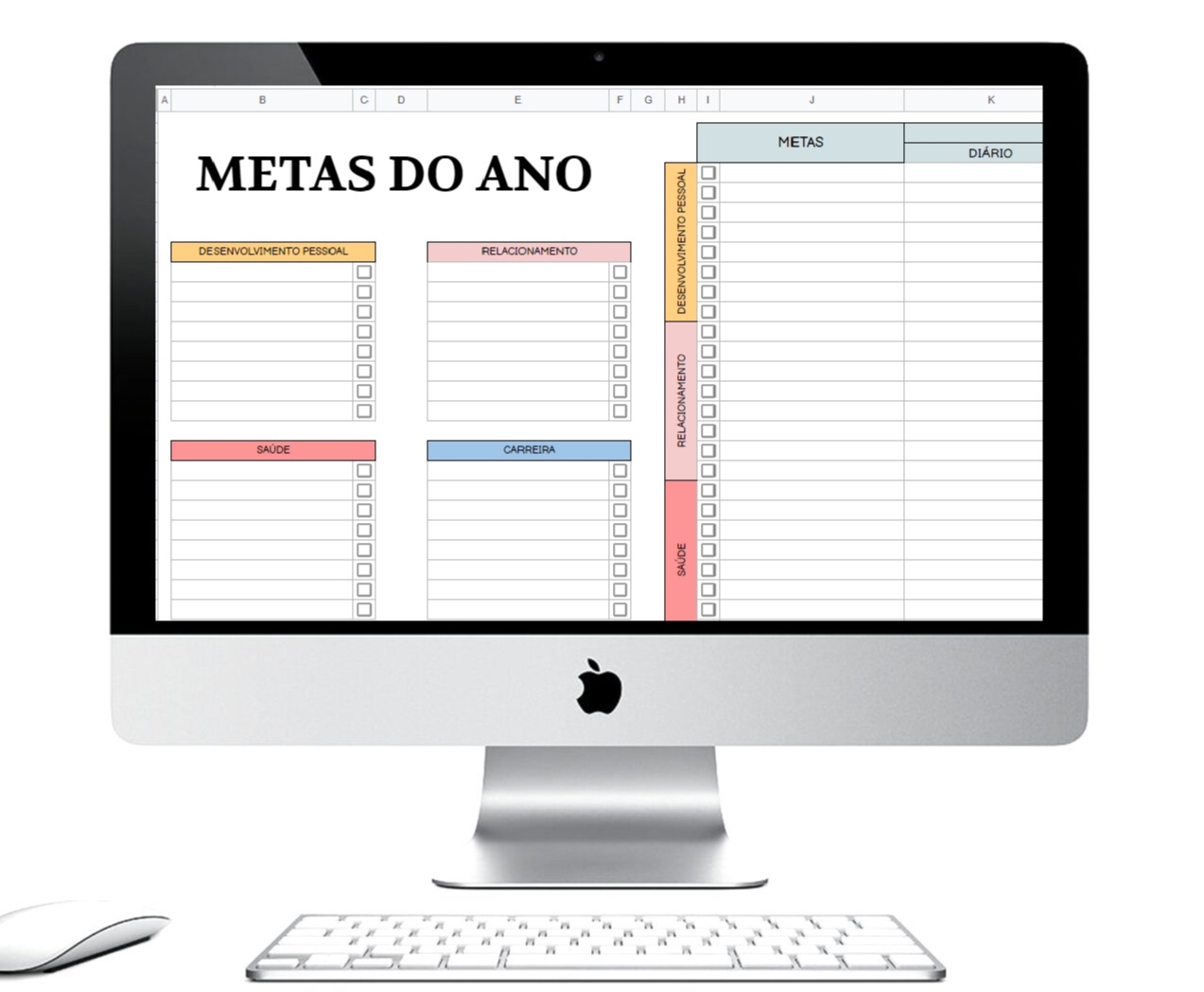 PLANNER DE METAS 2024 | RASTREADOR DE HÁBITOS - Mucharski | Hotmart