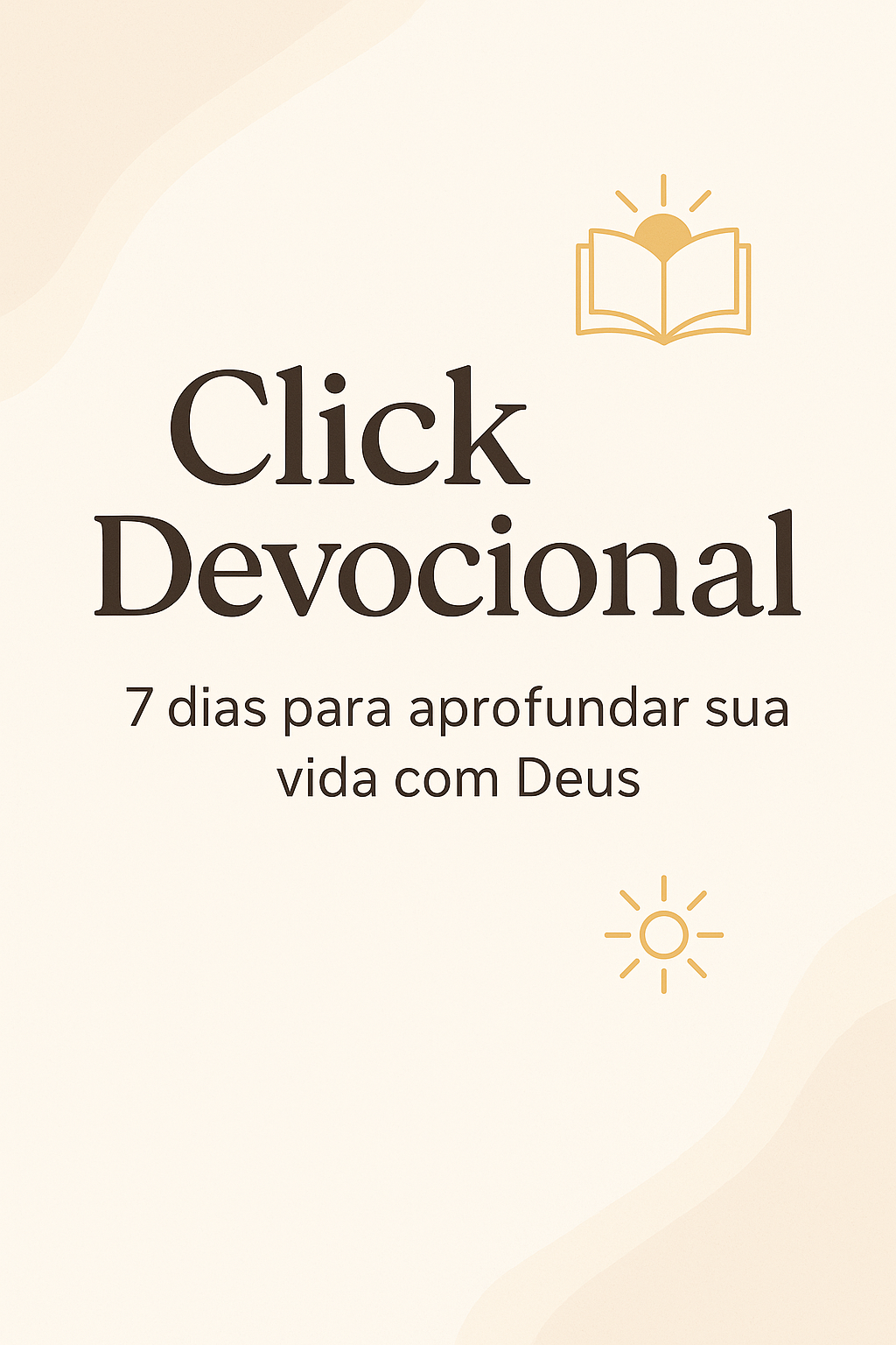 Ebook Devocional - acordando com Deus