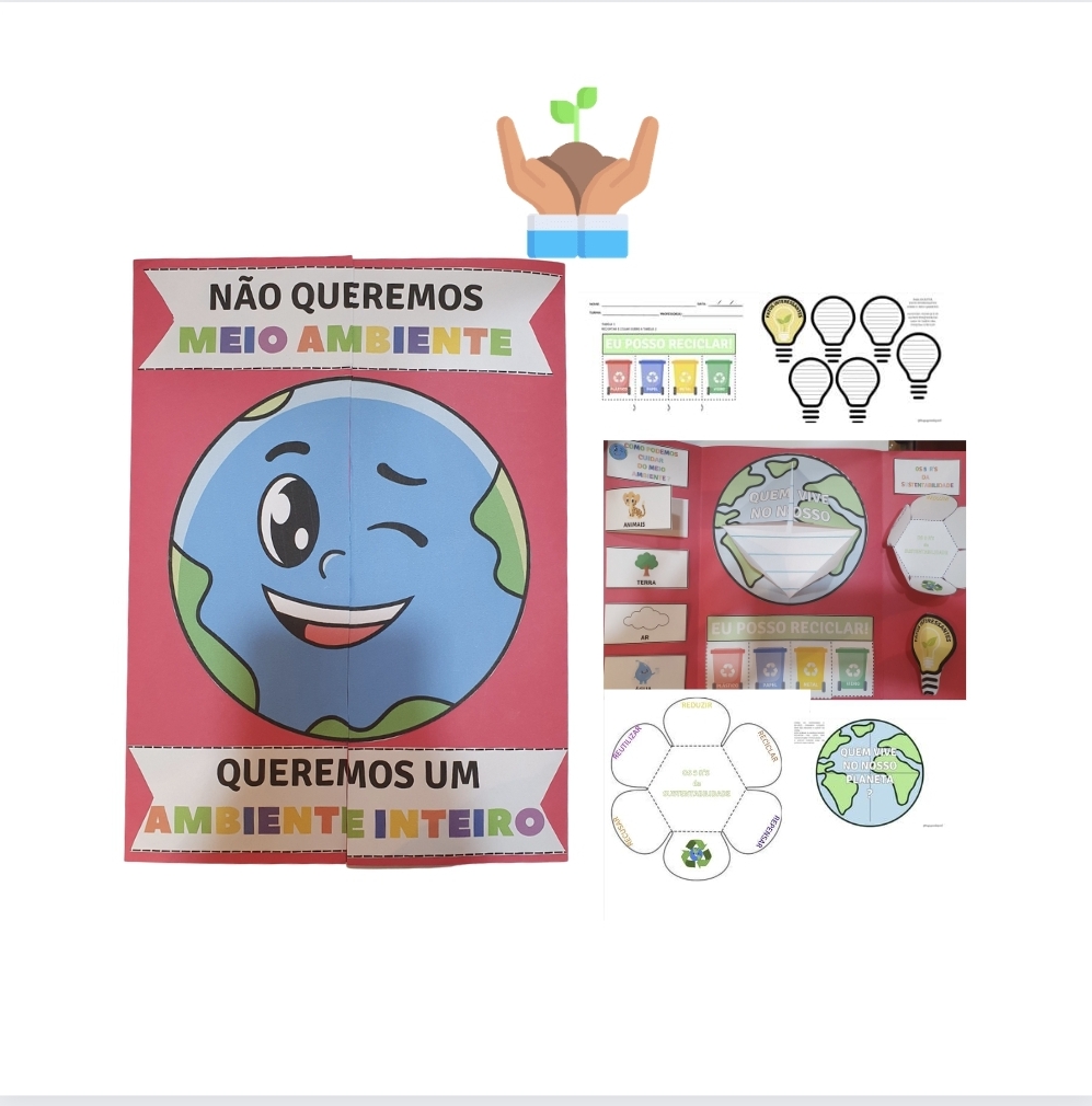 LAPBOOK DIA DO MEIO AMBIENTE 1 - Gisele Costa Pedagoga | Hotmart