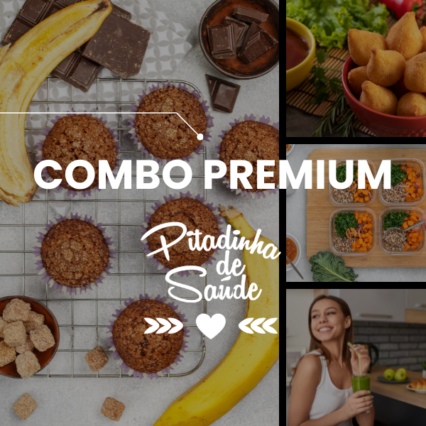 Combo Pitadinha de Saúde Premium - Método Mini Bolos Fit Irresistíveis ...