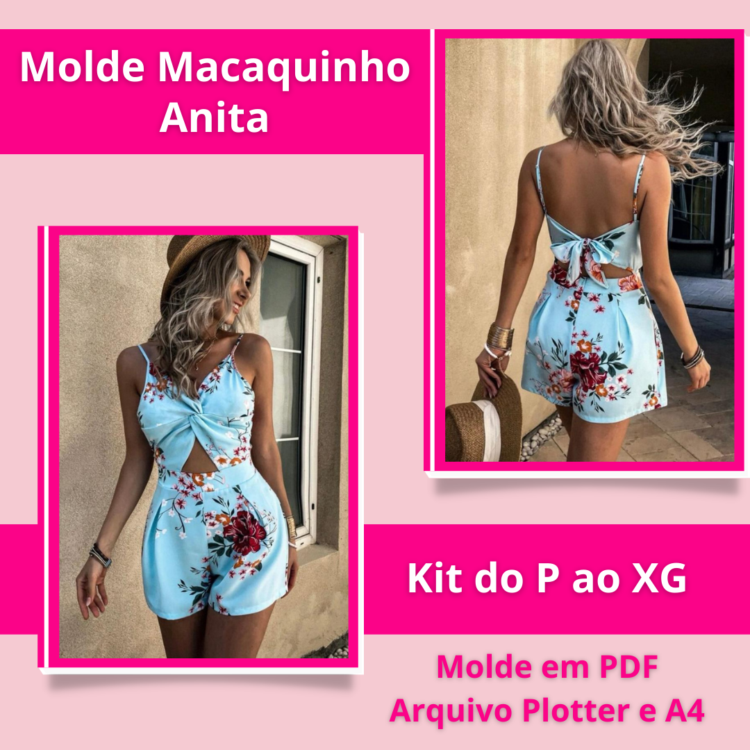 Molde Macaquinho Anita - Moldes Digitais Rosa de Fraga | Hotmart