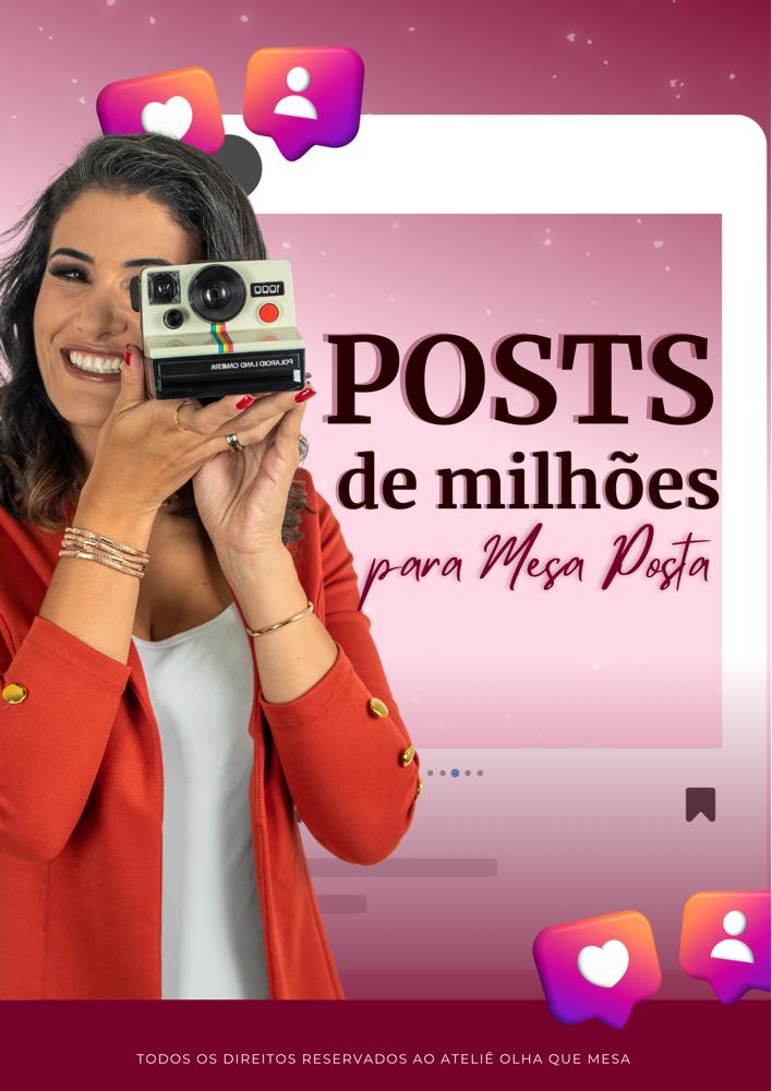 Posts de Milhões para Mesa Posta - Jane Rodriguez | Hotmart