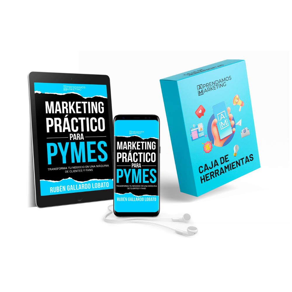 PACK: Libro Digital Marketing Práctico para Pymes + Audiolibro + Cu...