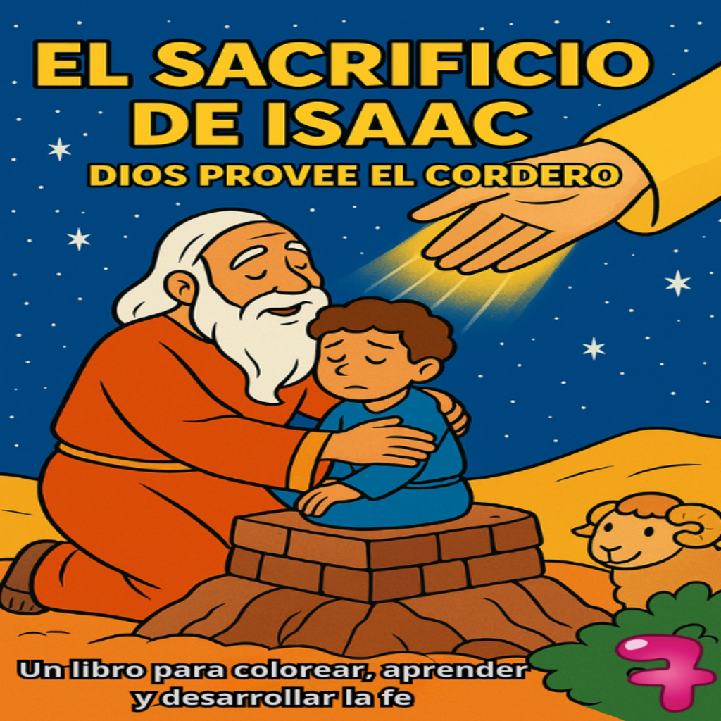 El Sacrificio de Isaac – Dios Provee el Cordero | Libro para Colore...