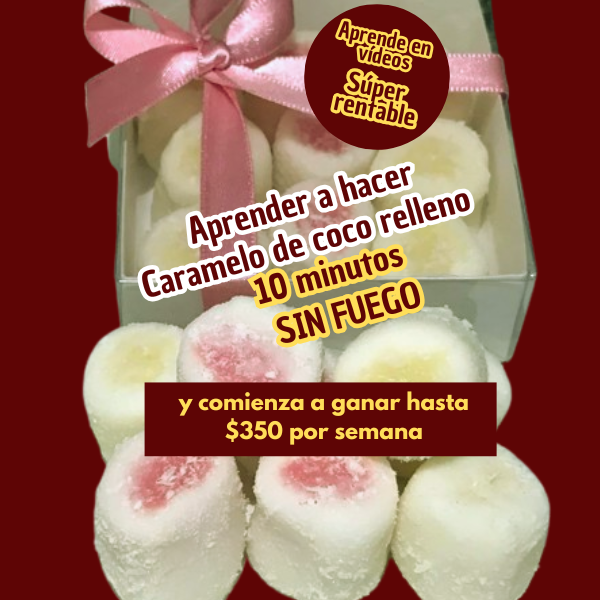 Caramelo de coco relleno de 10 minutos - Liberdade Financeira na Net ...