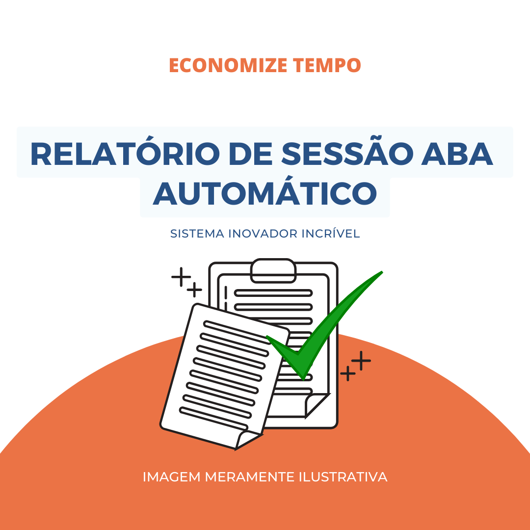Relatório de sessão ABA - Automático