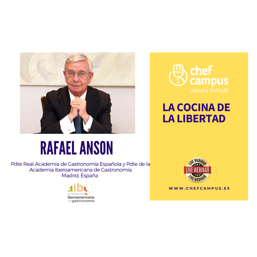 Masterclass con el chef RAFAEL ANSÓN- La evolución de la gastronomía