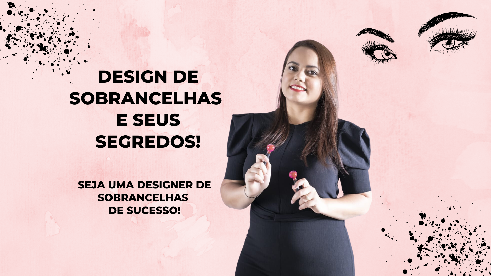 Modelo De Design De Sobrancelha Diversidade De Formas Tipografia