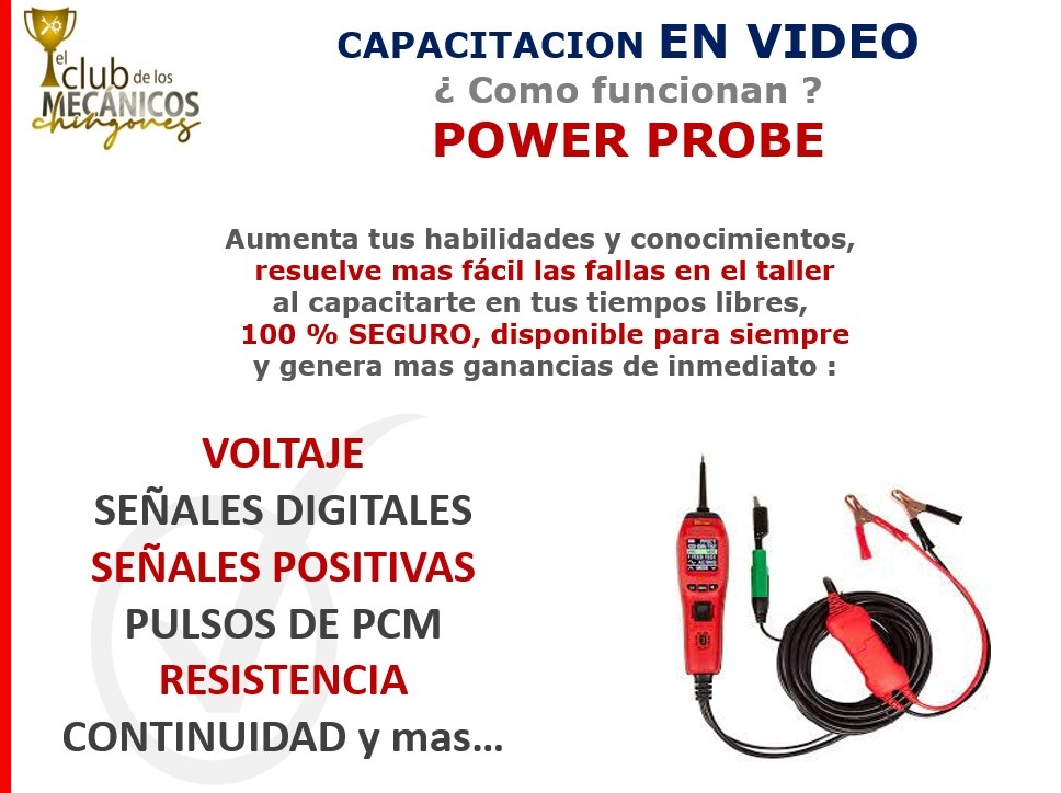 ¿ Como funciona ? POWER PROBE - EL CLUB DE LOS MECANICOS CHINGONES ...