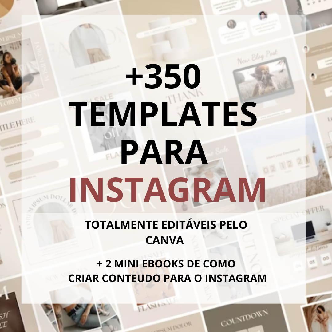 +350 templates para editar no canva - DENISE | Hotmart