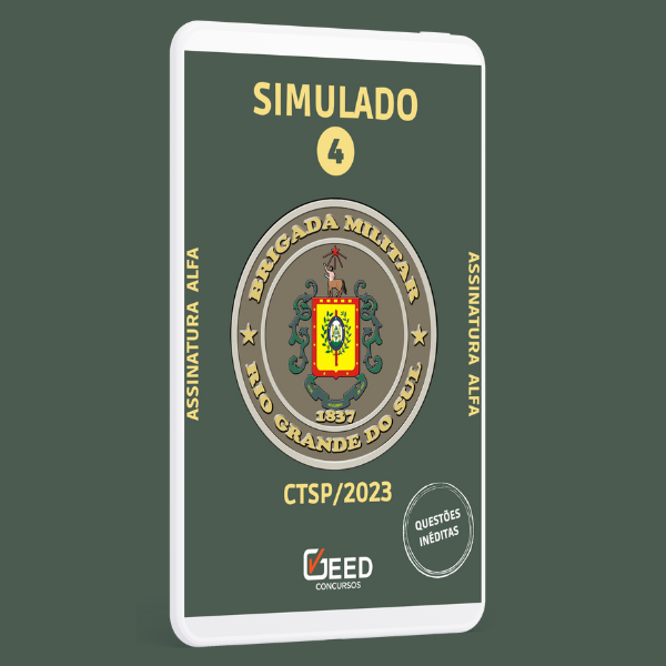 SIMULADO 4 - BM CTSP/2023 [ALFA] QUESTÕES INÉDITAS - Geed Concurso...