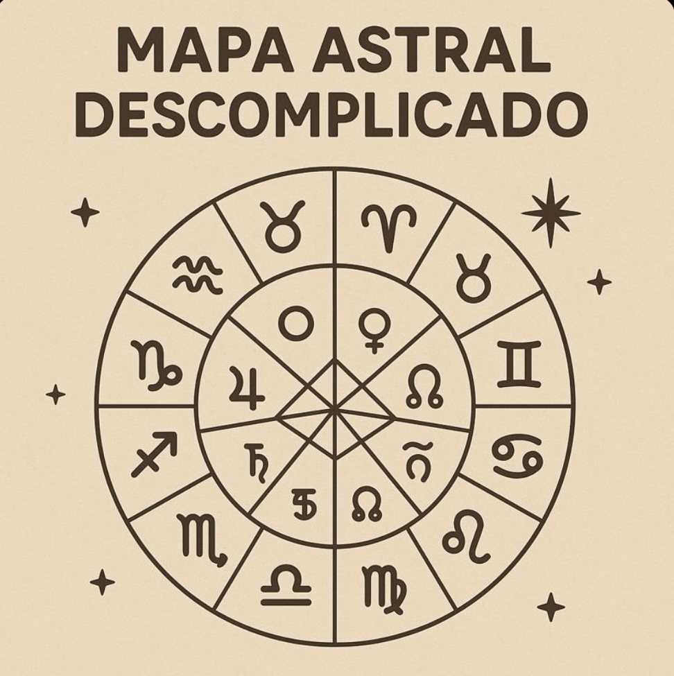 Mapa astral:Descomplicado e fácil de entender e aprender, sobre a á...