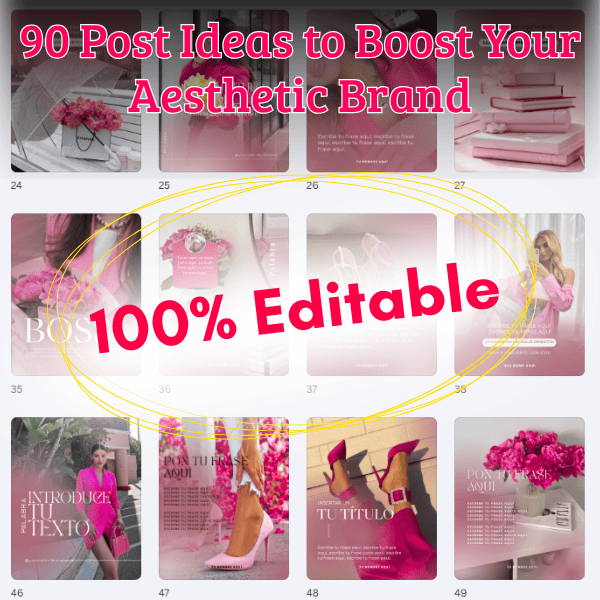 90 Post Ideas to Boost Your Aesthetic Brand - Escuela Online | Hot...
