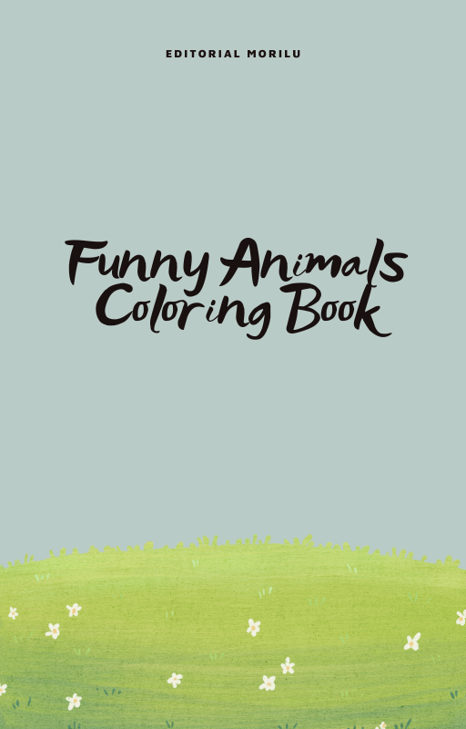 Funny Animals Coloring Book - Coloring Book for Kids (Printable PDF...