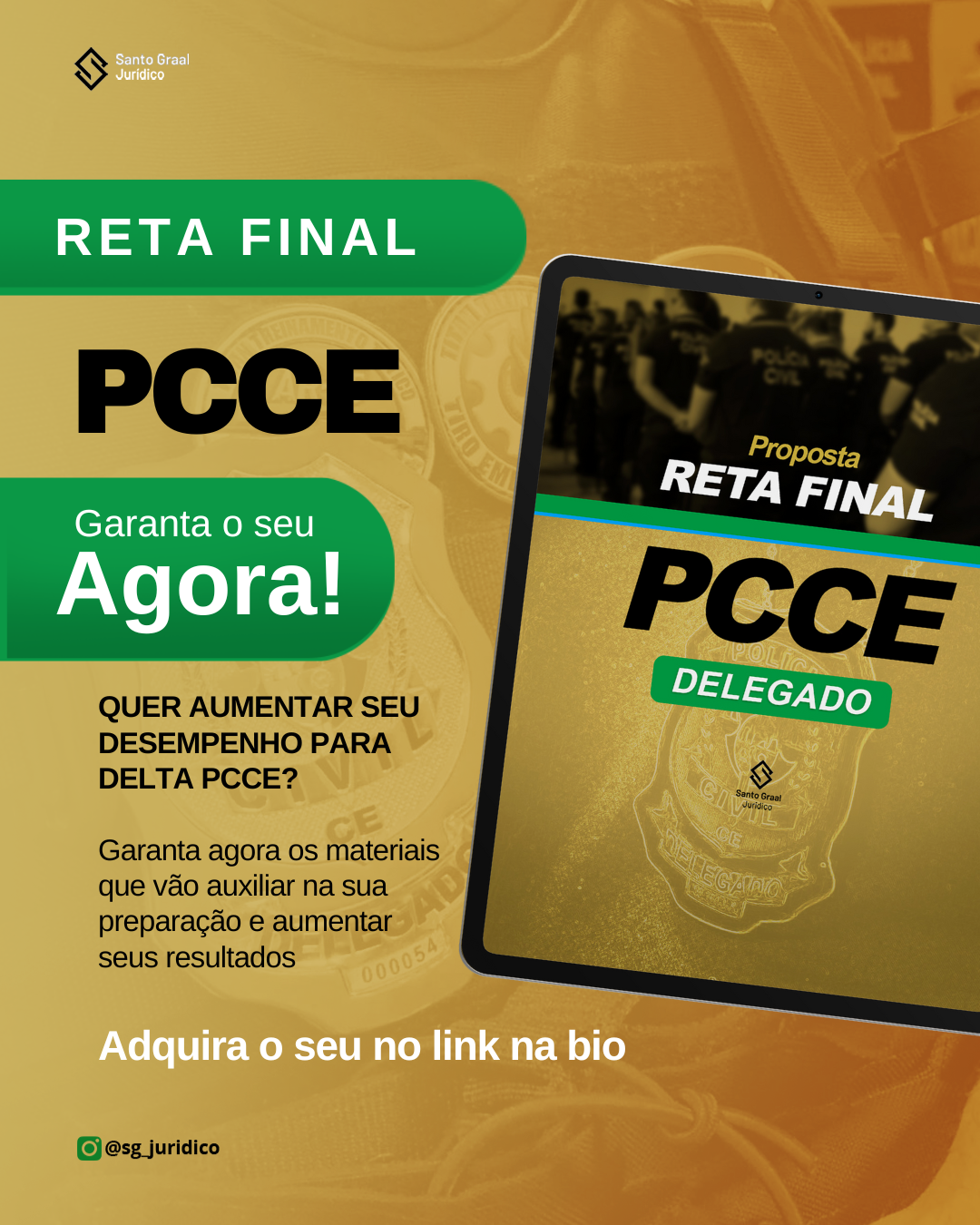 PCCE 2025 | Reta Final Delegado Ceará - Santo Graal Jurídico | H...
